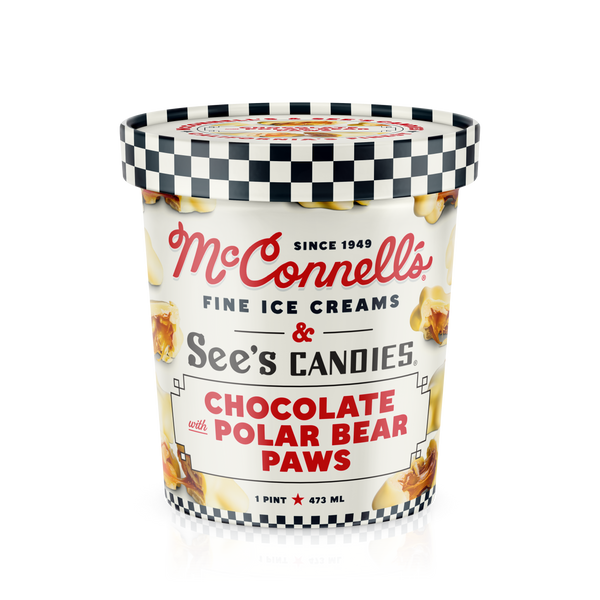 Chocolate with Polar Bear Paws | McConnell's Fine Ice Creams