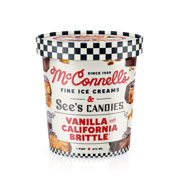 Vanilla with California Brittle | McConnell's Fine Ice Creams